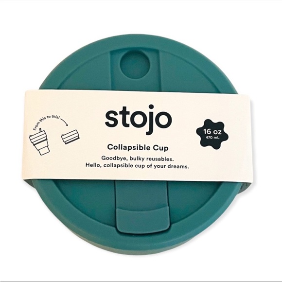 Stojo | Dining | Stojo Collapsible Cup 6 Oz With Sleeve And Straw ...